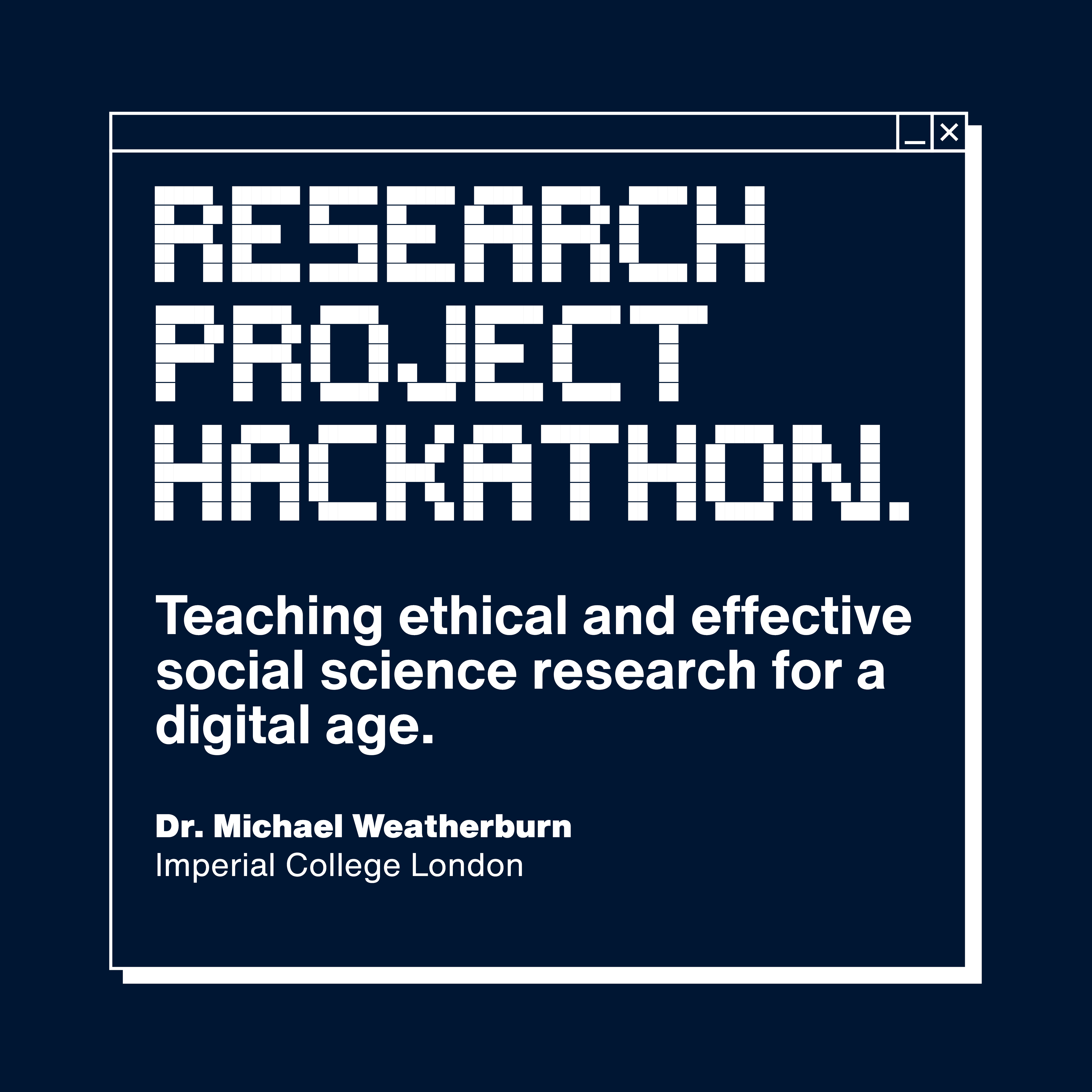 Training – Dr Michael Weatherburn